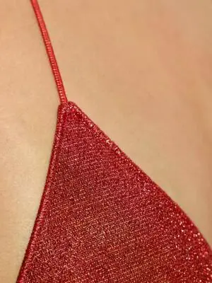 Oseree Lurex Triangle Bikini