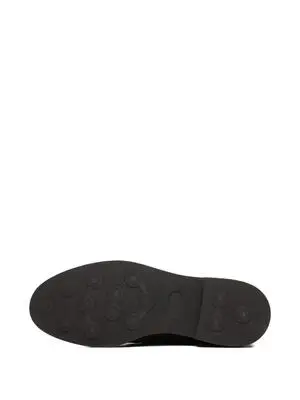 POCHE PARIS Suede Lace-up Loafers