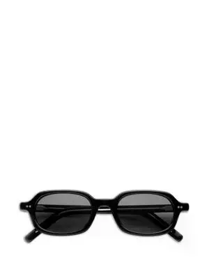 AKILA Psyche Geometric-frame Sunglasses - Black