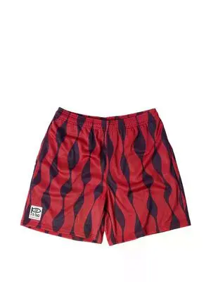 PARRA Waved Pattern Shorts