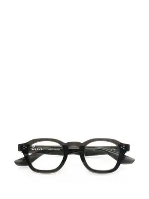 AKILA Logos Geometric-frame Eyeglasses - Grey