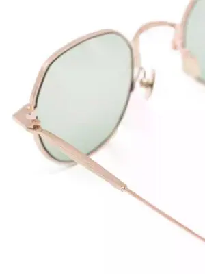 Matsuda Geometric Frame Sunglasses - Gold
