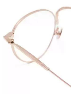 Matsuda Engraved Round Frame Eyeglasses