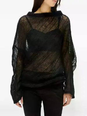 ANN DEMEULEMEESTER Christabel Open-knit Sweater