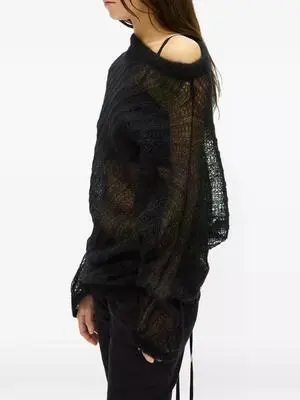 ANN DEMEULEMEESTER Christabel Open-knit Sweater