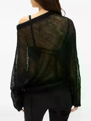 ANN DEMEULEMEESTER Christabel Open-knit Sweater