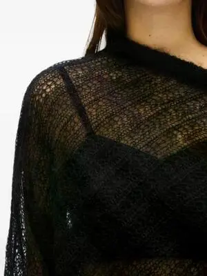 ANN DEMEULEMEESTER Christabel Open-knit Sweater