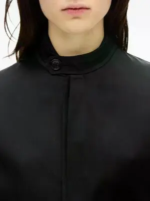 ANN DEMEULEMEESTER High-neck Satin Jacket