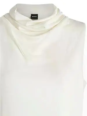 BOSS Cowl Neck Sleeveless Top