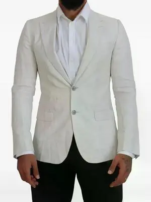 Dolce & Gabbana Single-breasted Linen Blazer