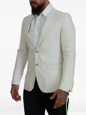 Dolce & Gabbana Single-breasted Linen Blazer