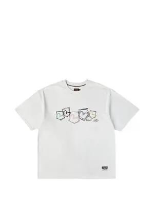 EVISU Hand-drawn Multi-pocket T-shirt