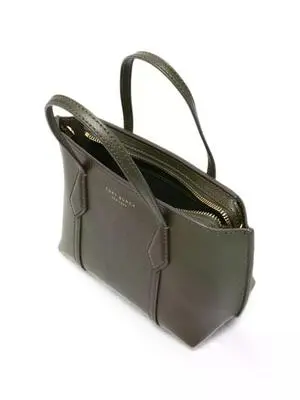 Tory Burch Perry Pebbled-leather Tote Bag - Green