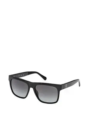 Guess Logo-plaque Rectangle-frame Sunglasses