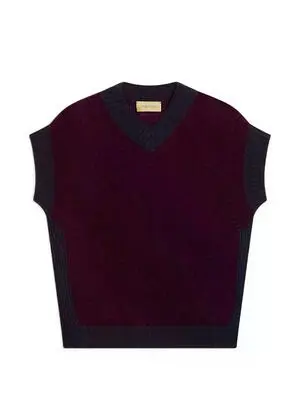 Momoni Runa Bouclé-knit Sleeveless Sweater