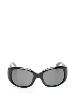 Chimi Halo Oval Frame Sunglasses - Black