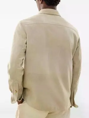 Ralph Lauren Purple Label Calloway Suede Shirt Jacket