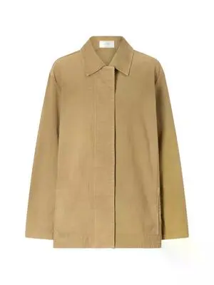 THE ROW Baeza Collared Jacket - Neutrals