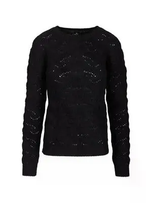 Etro Open-work Crew-neck Sweater