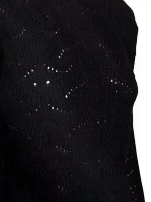 Etro Open-work Crew-neck Sweater