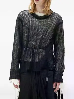 ANN DEMEULEMEESTER Levar Open-knit Sweater