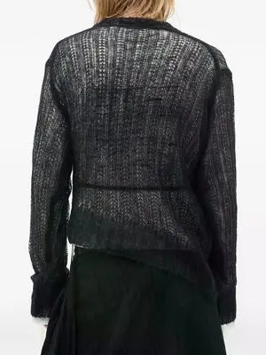 ANN DEMEULEMEESTER Levar Open-knit Sweater