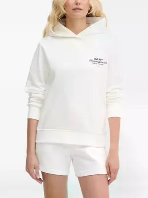 Gant Embroidered Logo Hoodie