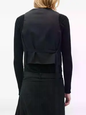 ANN DEMEULEMEESTER Pinstripe Waistcoat