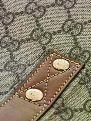 Gucci Gg Coated Canvas Medium Tote Bag
