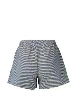 THE LADY AND THE SAILOR Vertical Stripe Shorts