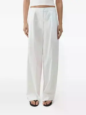 ST. AGNI Pleated Wide-leg Trousers