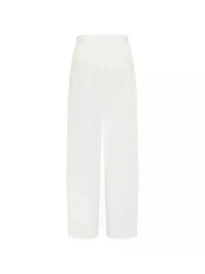 ST. AGNI Pleated Wide-leg Trousers