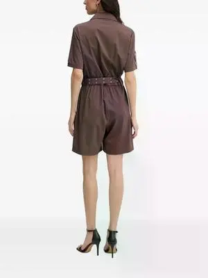 Liu Jo Belted Zip-up Playsuit