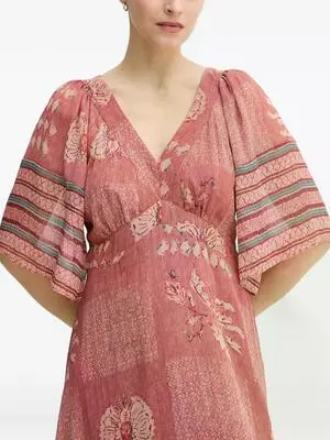 HOSS INTROPIA Ana Flared-sleeve Maxi Dress