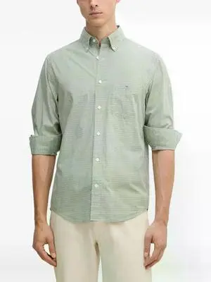 Gant Gingham-check Button-down Shirt - Green