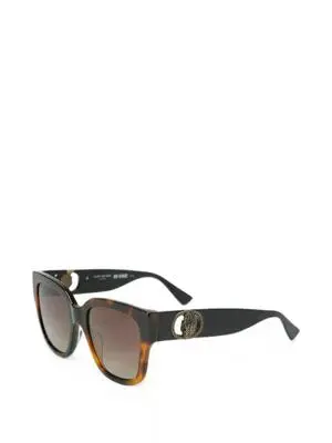Kurt Geiger Tortoiseshell-effect Square Frame Sunglasses - Brown