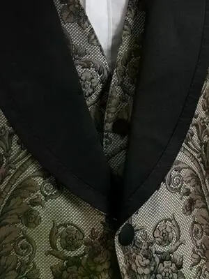 Dolce & Gabbana Floral-jacquard Three-piece Suit