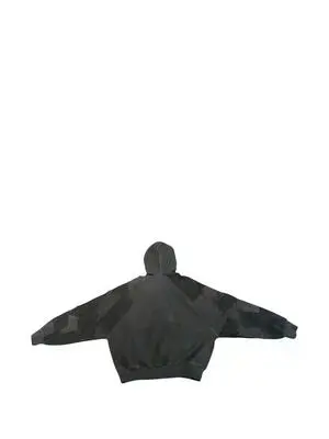 SECND SLF Tetris Zip-up Patchwork Hoodie