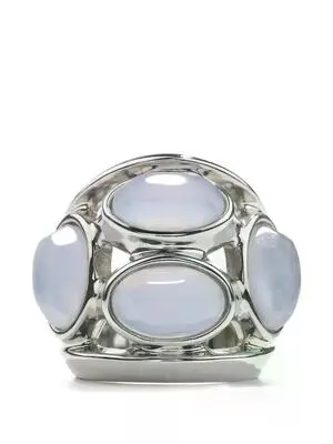 GOOSSENS Chalcedony Ring In Tone Brass