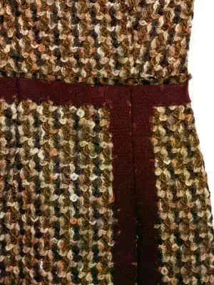 Prada Tweed Short Sleeve Dress