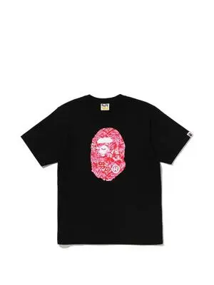 A BATHING APE Ape Head Floral-print T-shirt