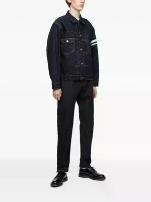 MOMOTARO Classic Stripe Detail Denim Jacket