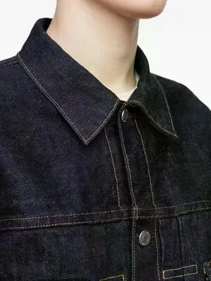 MOMOTARO Classic Stripe Detail Denim Jacket