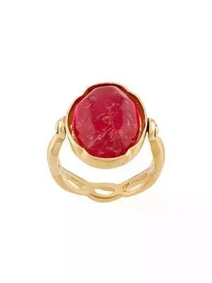 GOOSSENS Plated Cabochon Ring - Gold