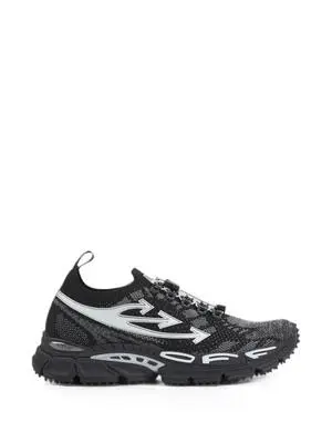 Off-White Be Right Back Intarsia Knit Sneakers - Black