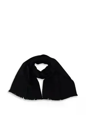Gianfranco Ferre Logo-jacquard Fringed Scarf