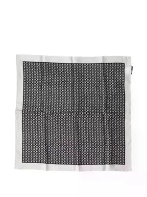 Dolce & Gabbana Logo-print Square Scarf - Black