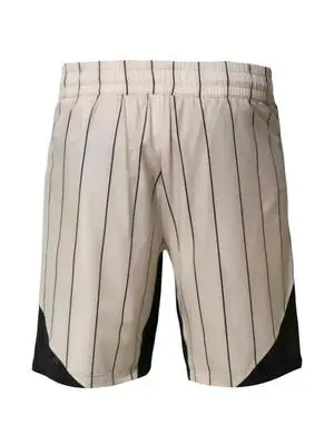 Dolce & Gabbana Pinstriped Logo Shorts