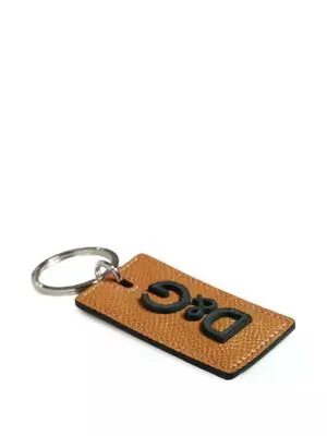 Dolce & Gabbana Leather Logo Keychain