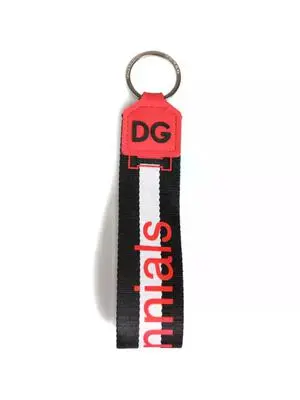 Dolce & Gabbana Dg Millennials Logo-print Keychain - Black